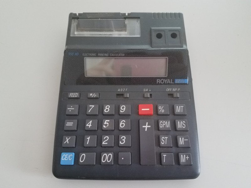 Royal EZVue 550HD Heavy Duty Electronic 10 Digit Printing Calculator | eBay